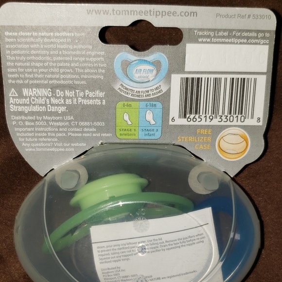 Tommee TIPPEE | Accessories | Tommee Tippee Pacifiers With Case | Poshmark
